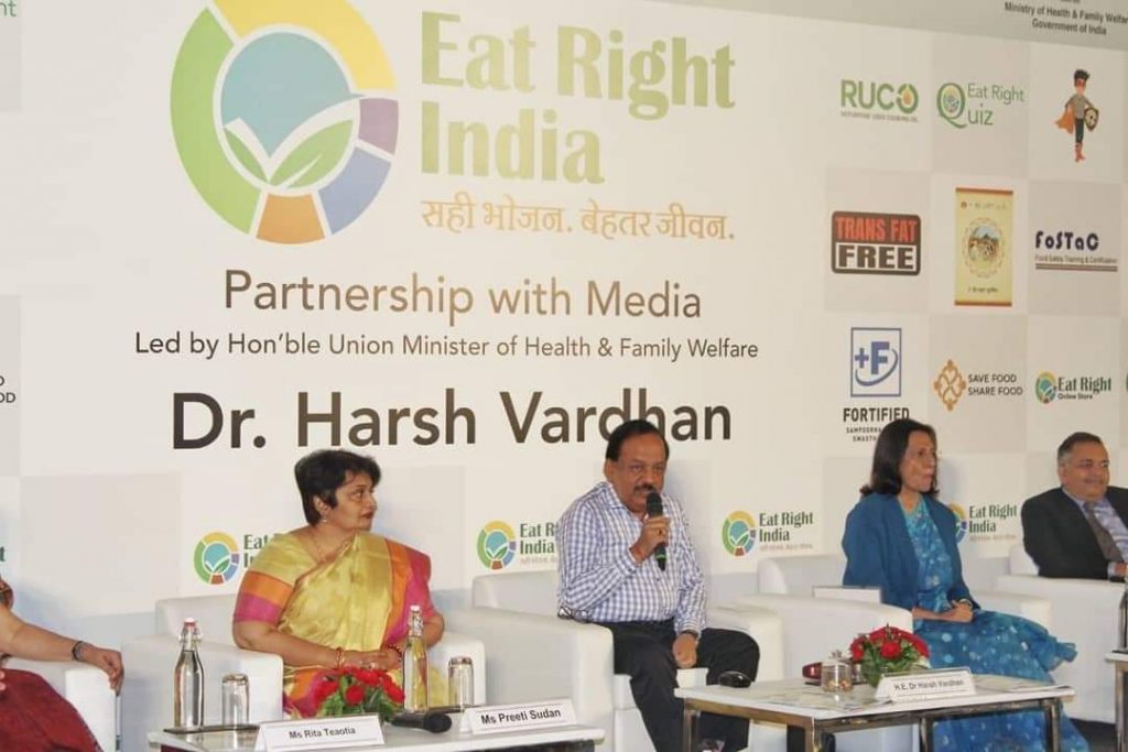 Government promotes Eat Right India movement - IndiFoodBev