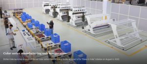 Launch of color sorter manufacturing unit at Bühler India