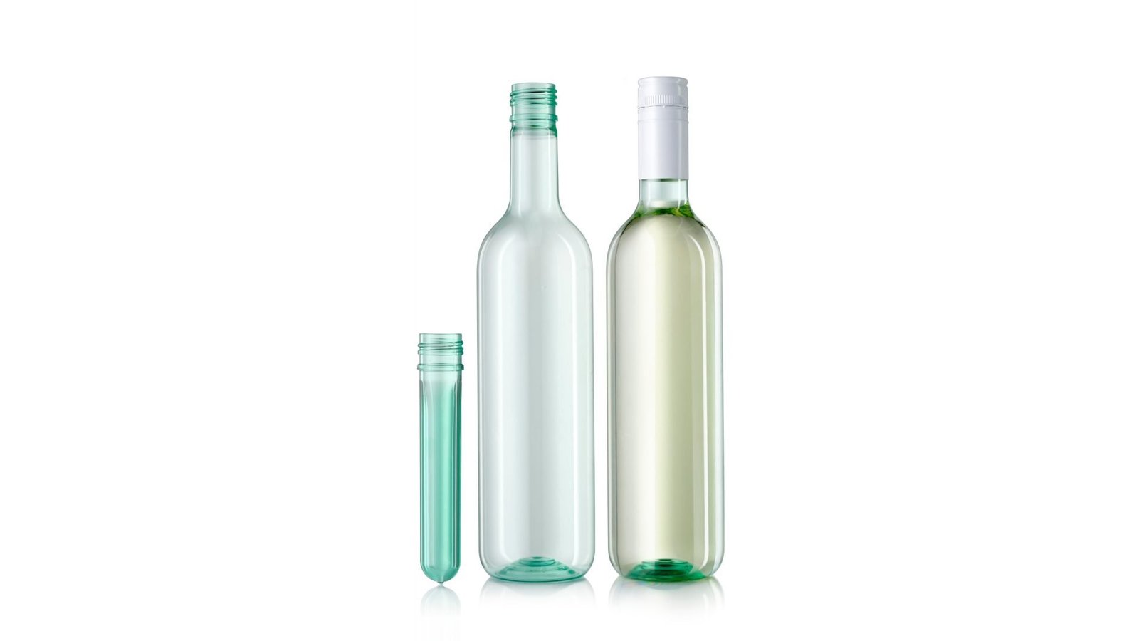 ALPLA's new recyclable PET wine bottle