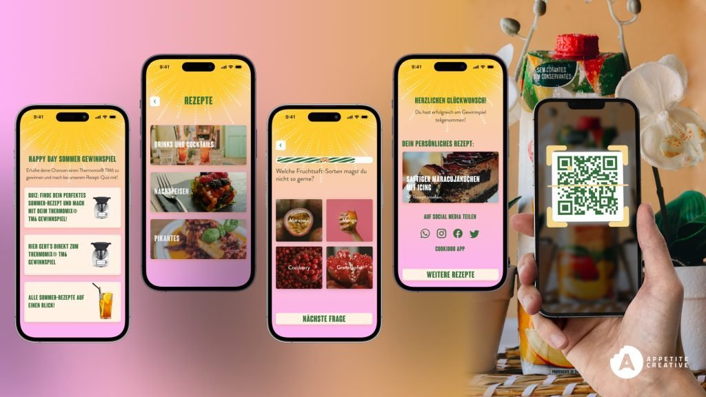 Summer-themed connected packaging from Appetite Creative & Tetra Pak