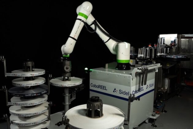 Sidel’s automated reel loading solution for beverage labels