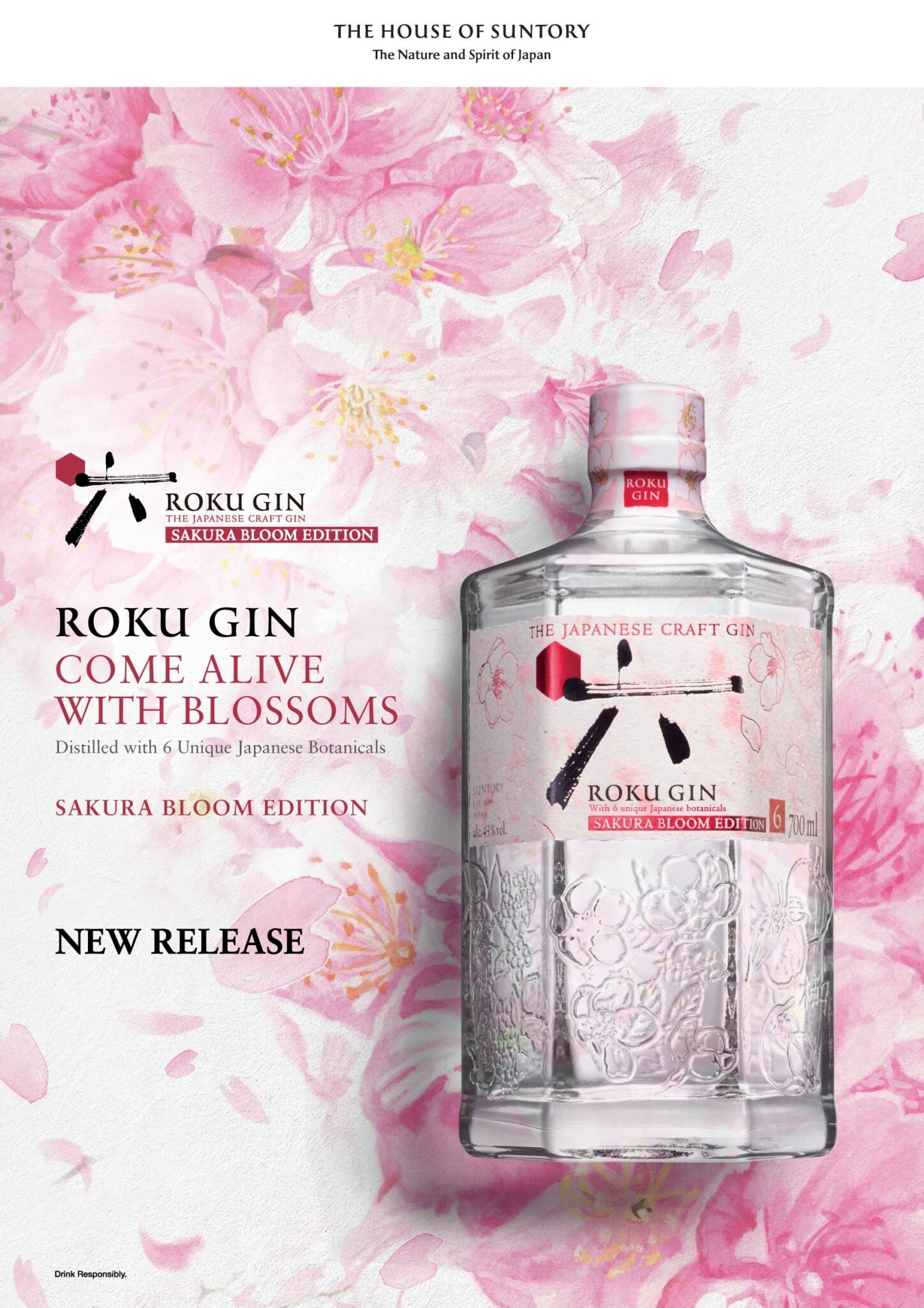 Suntory’s Roku Gin - Sakura Bloom edition debuts in India